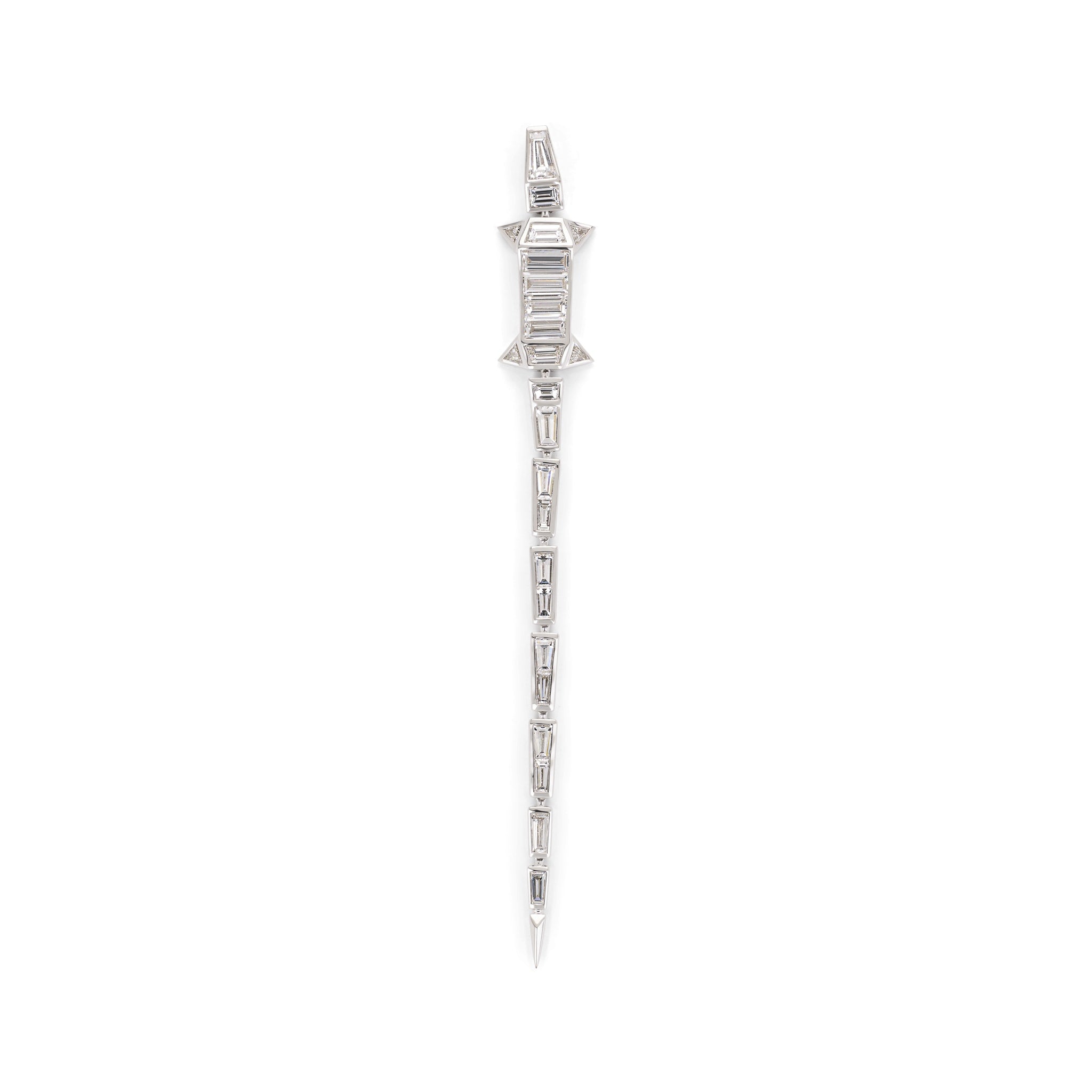 The Queen B Diamond Alligator Earring – Bibi van der Velden