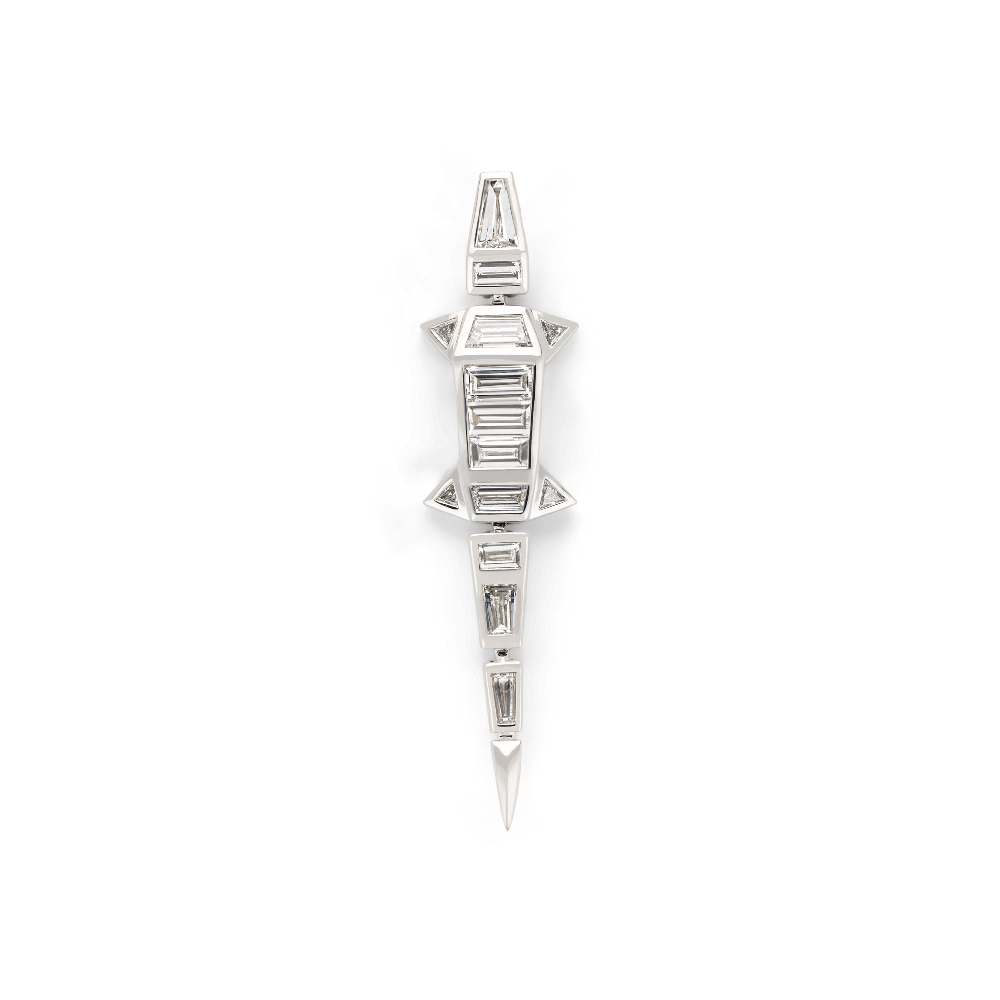 Diamond Alligator Earring – Bibi van der Velden