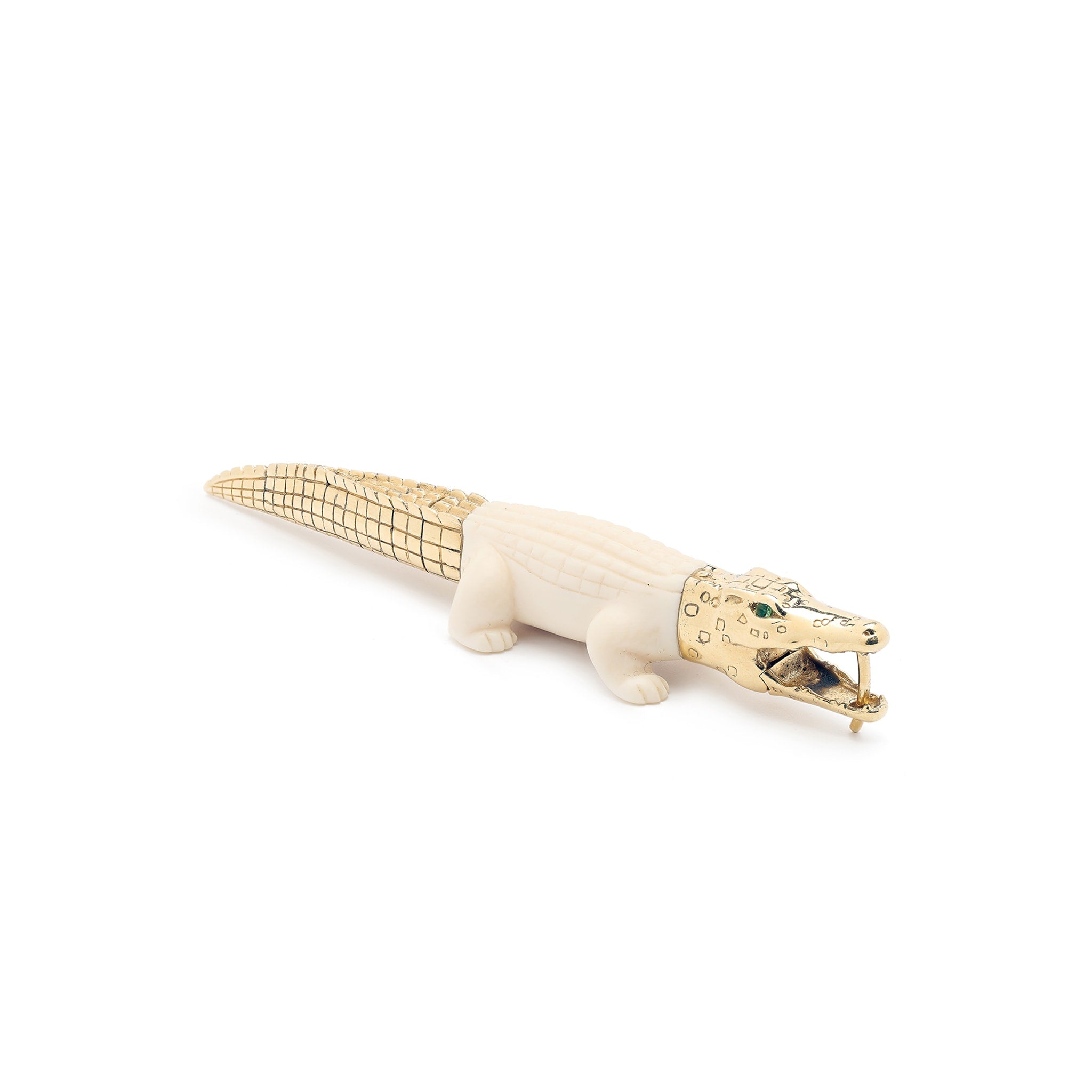 Bibi van der Velden Alligator Mammoth Bite Earring Large