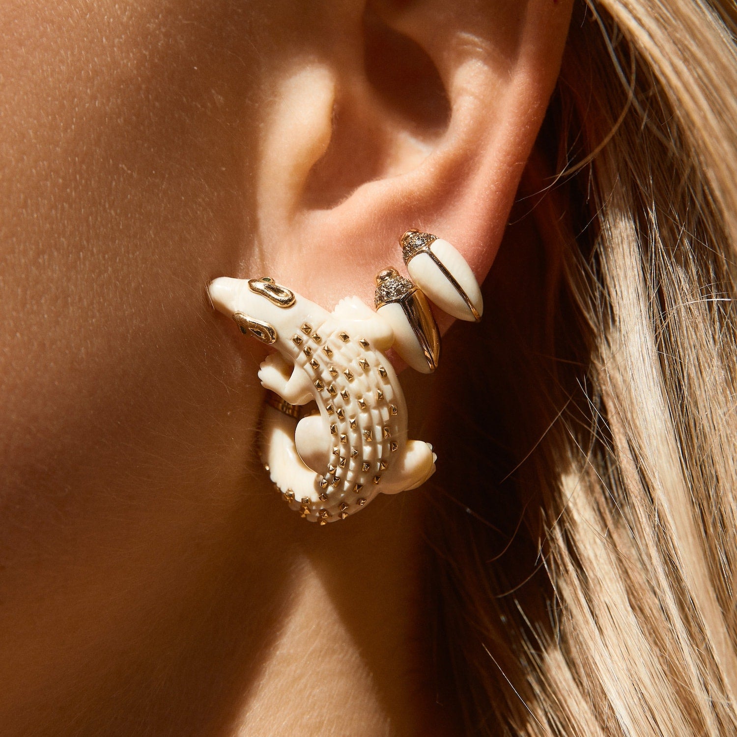 Mini Scarab Mammoth Stud – Bibi van der Velden