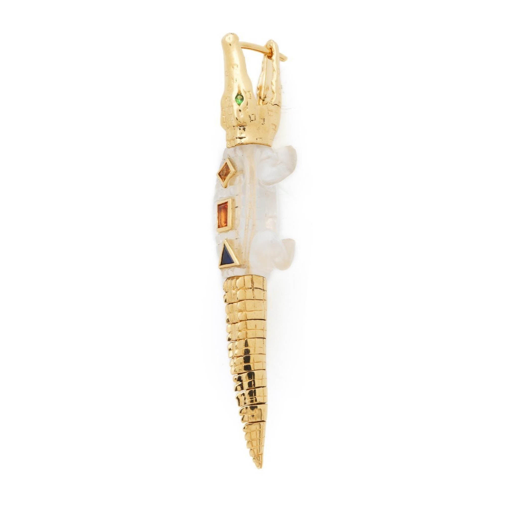 Bibi van der Velden Alligator Pop Art Bite Earring